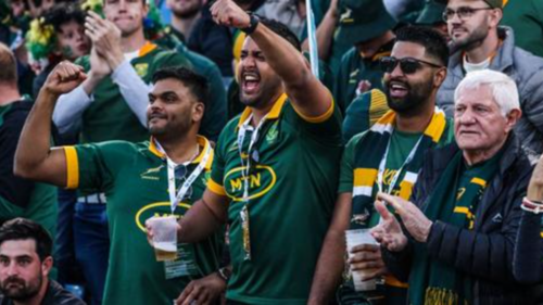 Don't Miss Springbok Fan Malls Action From France