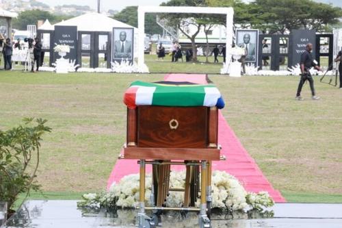 Children Honour Late Ambassador Nathi Mthethwa at KwaZulu-Natal Funeral